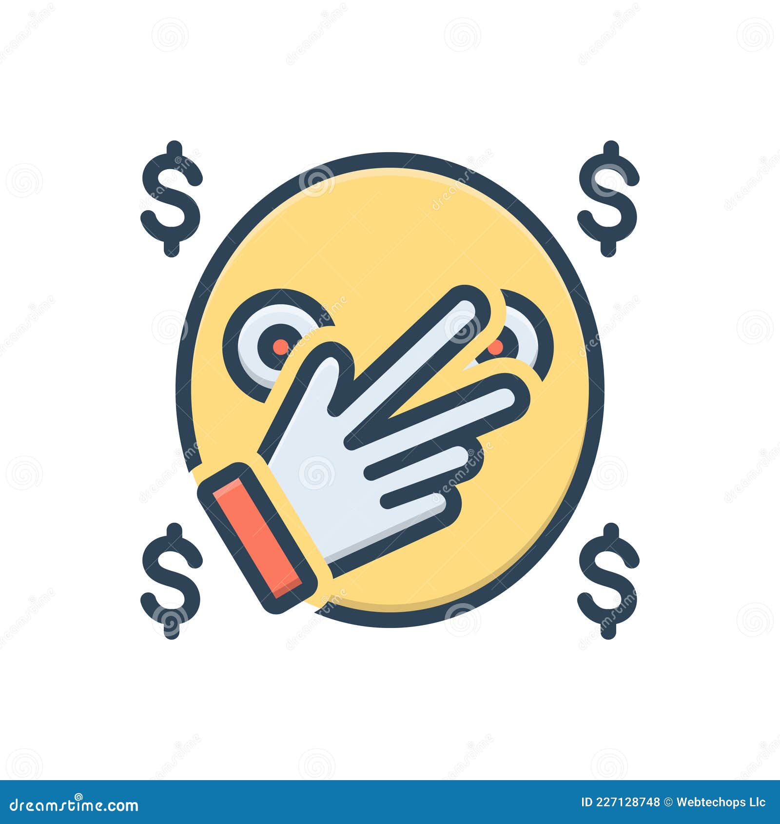 Color Illustration Icon for Notoriety, Slander and Infamy Stock ...