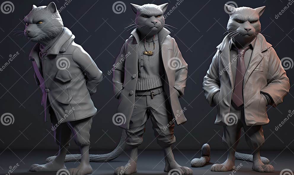 The Notorious Cartoon Cat Gangsters Strike Fear Into The Hearts Of The City S Residents Creating