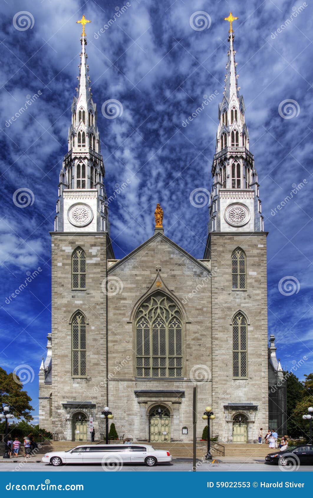 Notre Dame Cathedral, Ottawa, Canada Stock Image - Image of cityscape ...