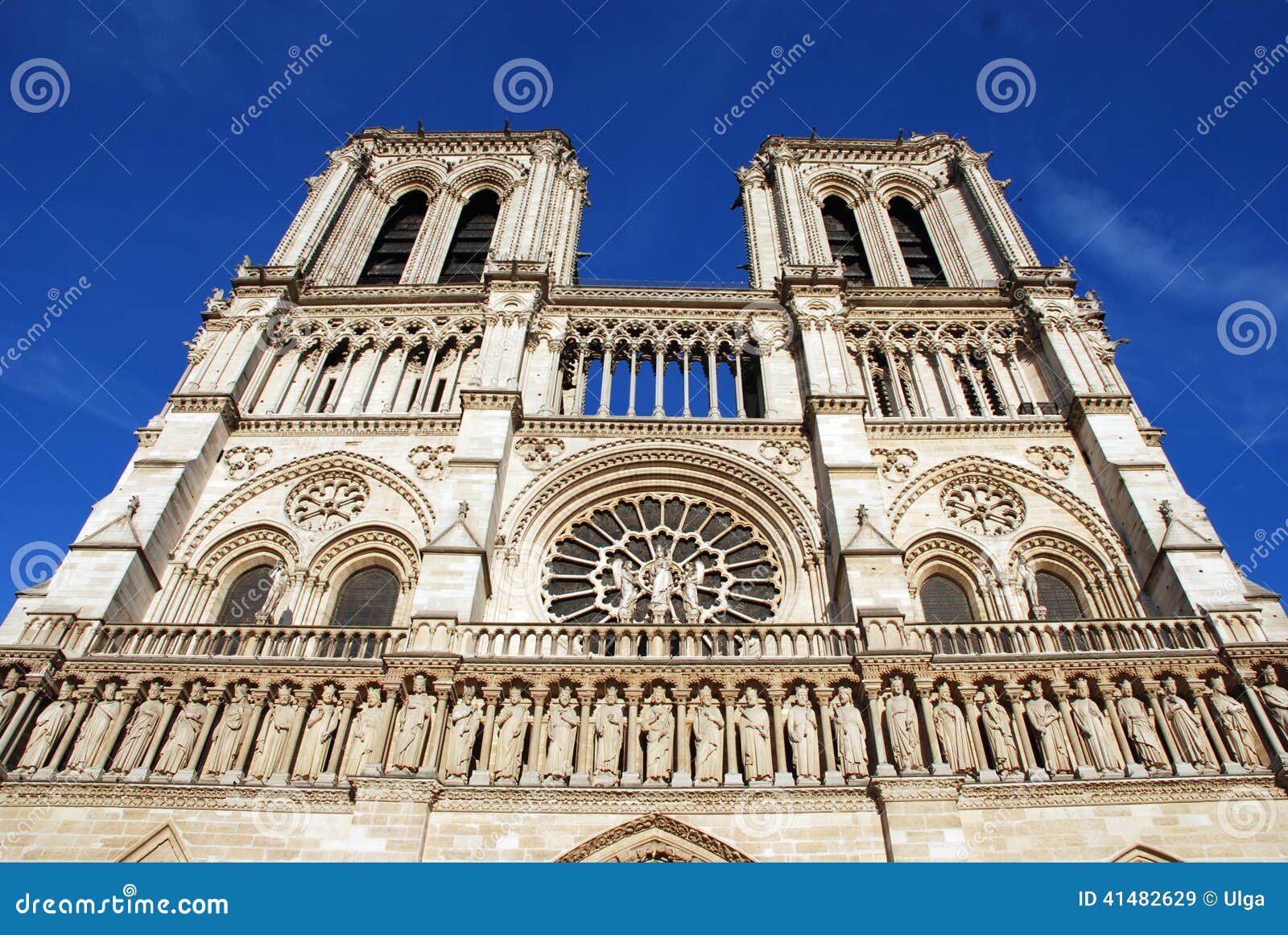 Notre Dame de Paris stock image. Image of parisian, french - 41482629