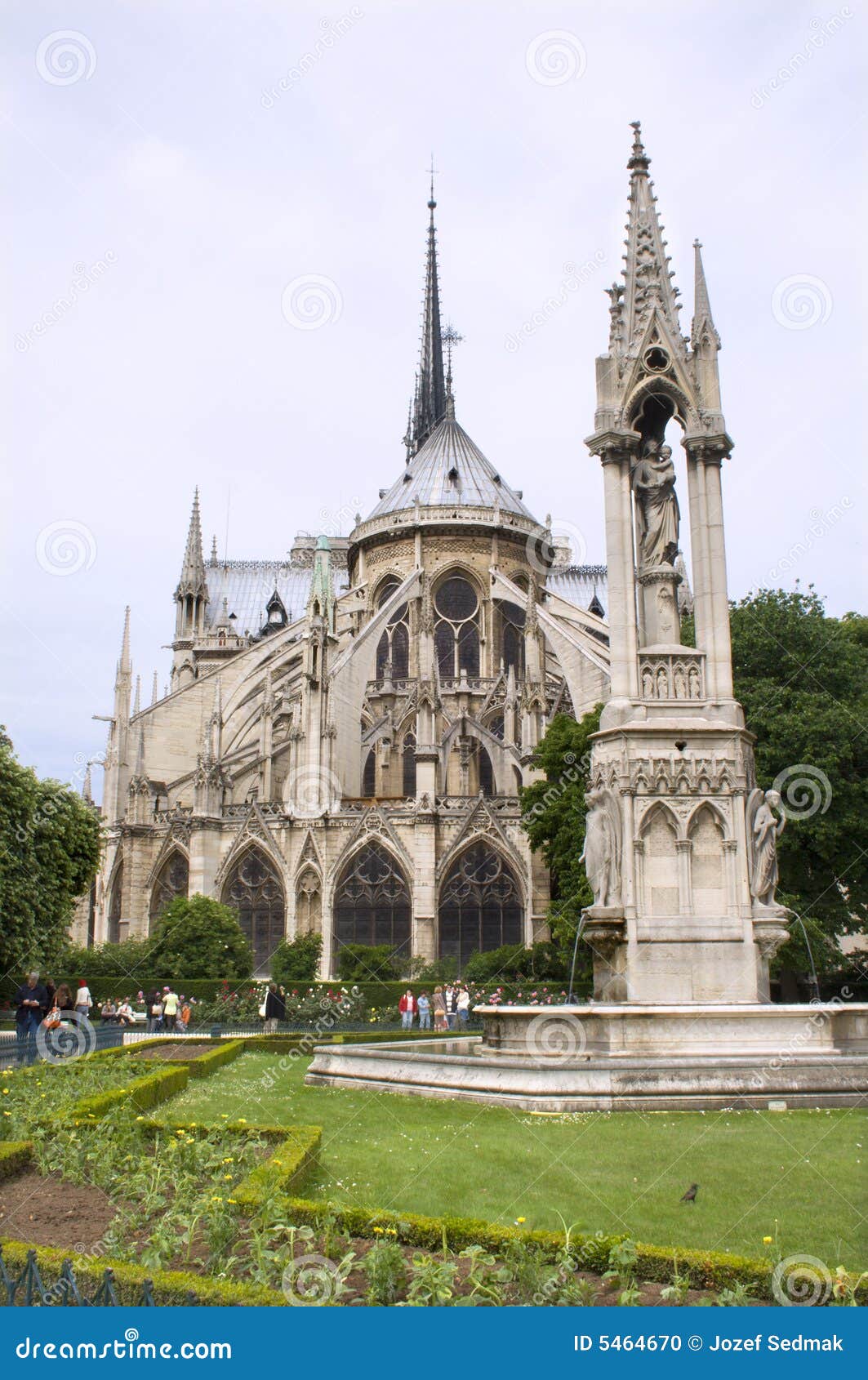 Notre Dame Kathedral in Paris Redaktionelles Bild - Bild von ...