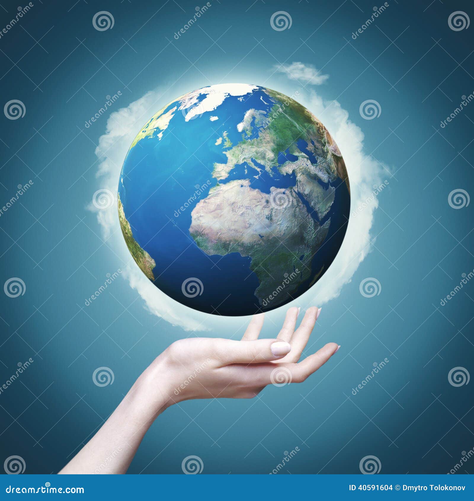 Notre Monde Dans Des Nos Mains Photo stock - Image du mains, noyau ...