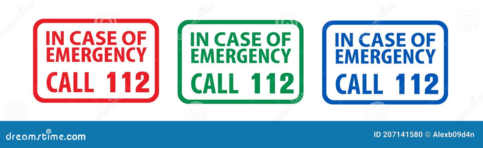 Notrufzeichen vektor abbildung. Illustration von warnung - 207141580