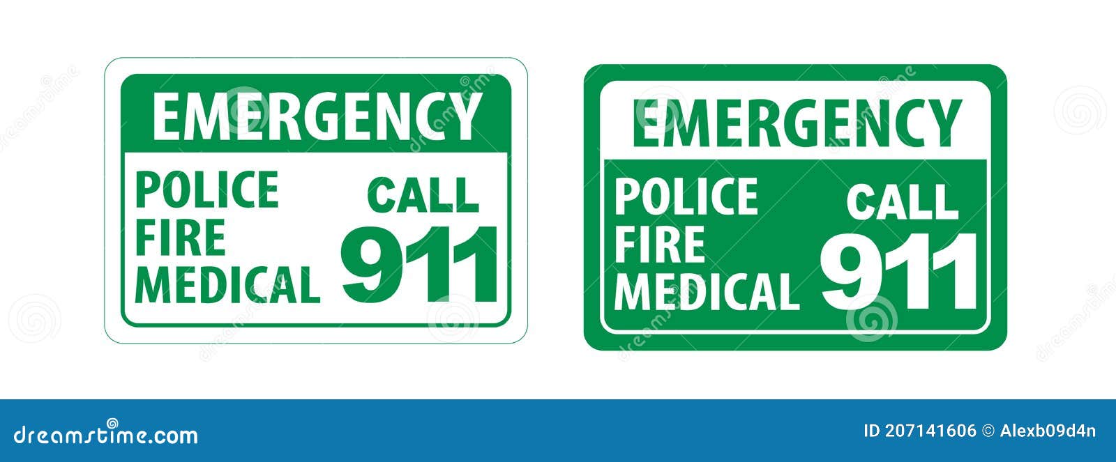 Notrufzeichen vektor abbildung. Illustration von krankenhaus - 207141606