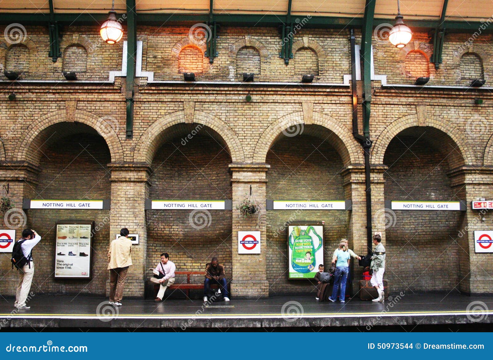 Notting Hill Gate editorial stock image. Image of train - 50973544