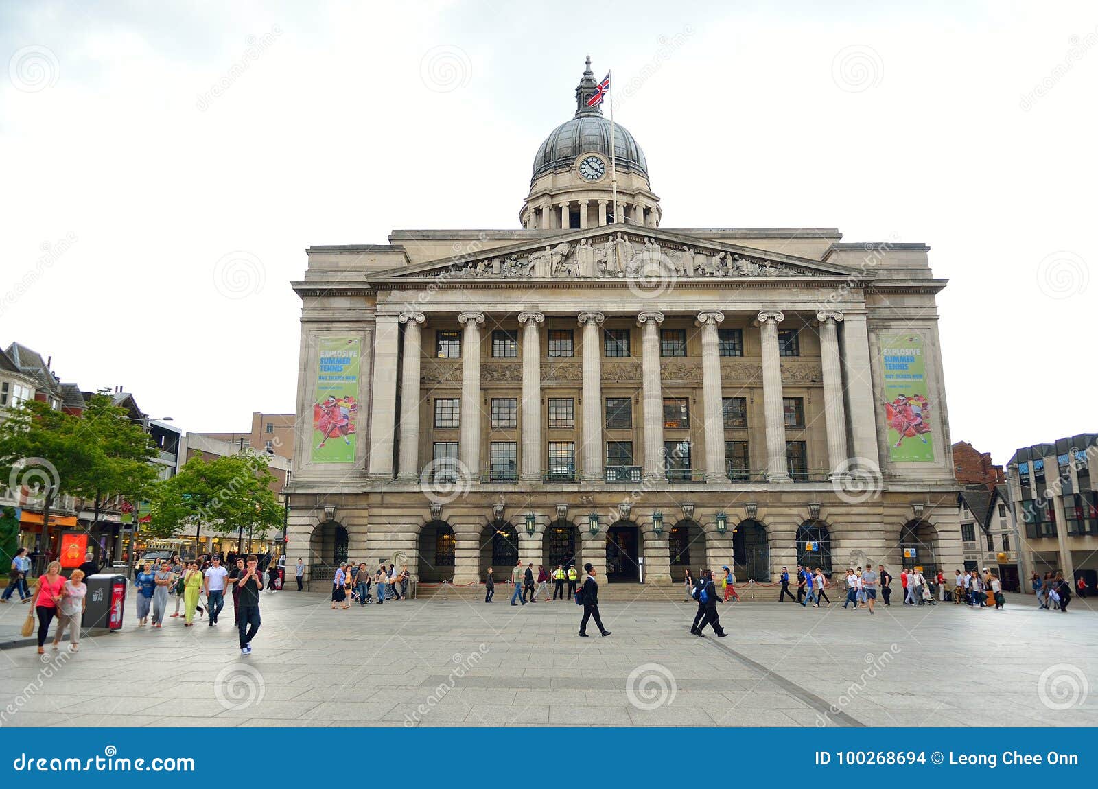 Nottingham Market Square with Council House Editorial Stock Image ...
