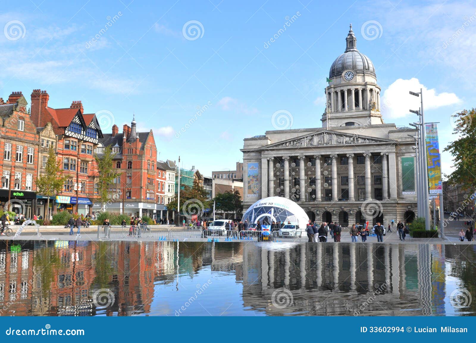 Nottingham, Reino Unido imagen de archivo editorial. Imagen de medieval ...