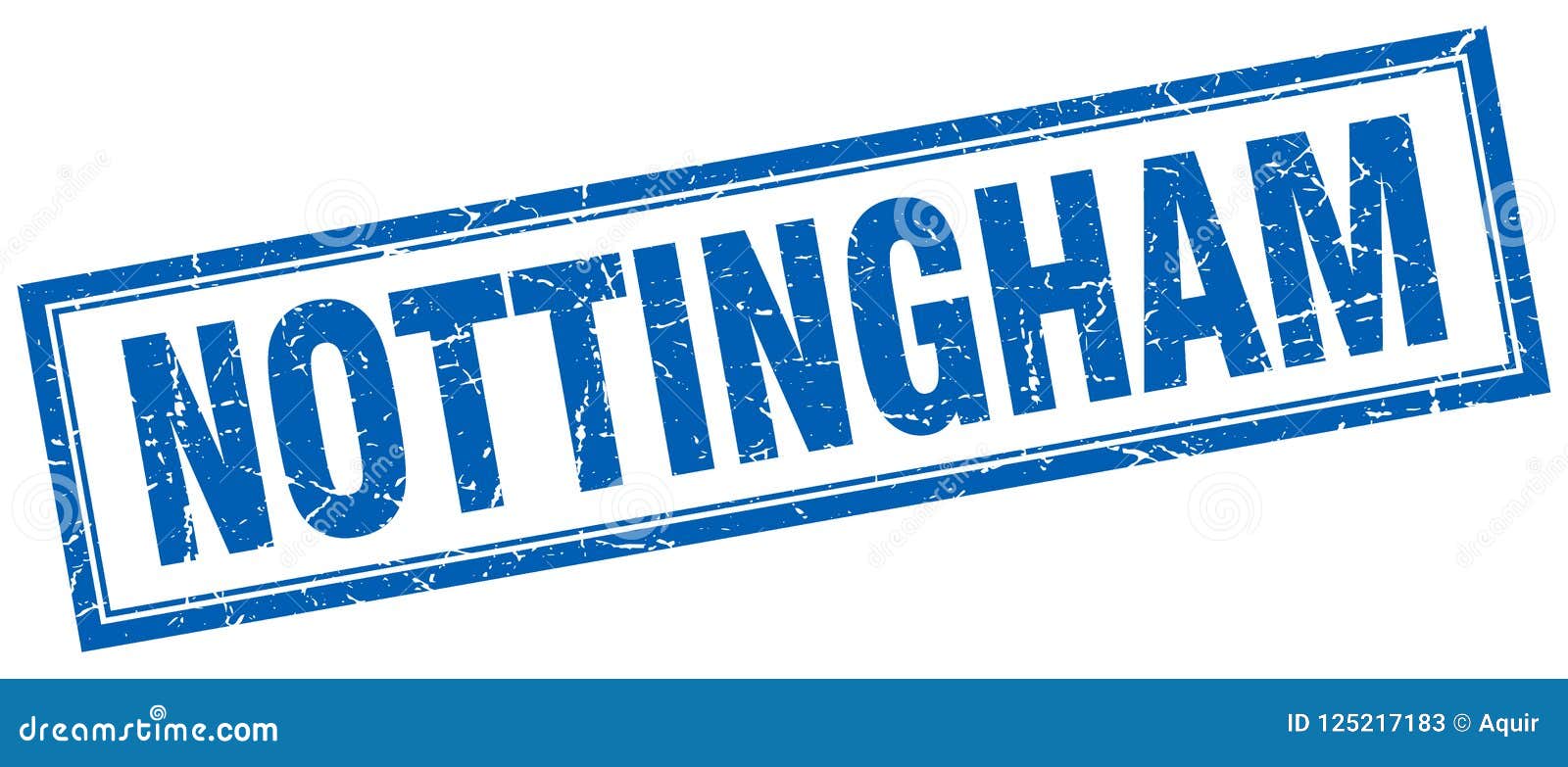 Nottingham stamp stock vector. Illustration of isolated - 125217183