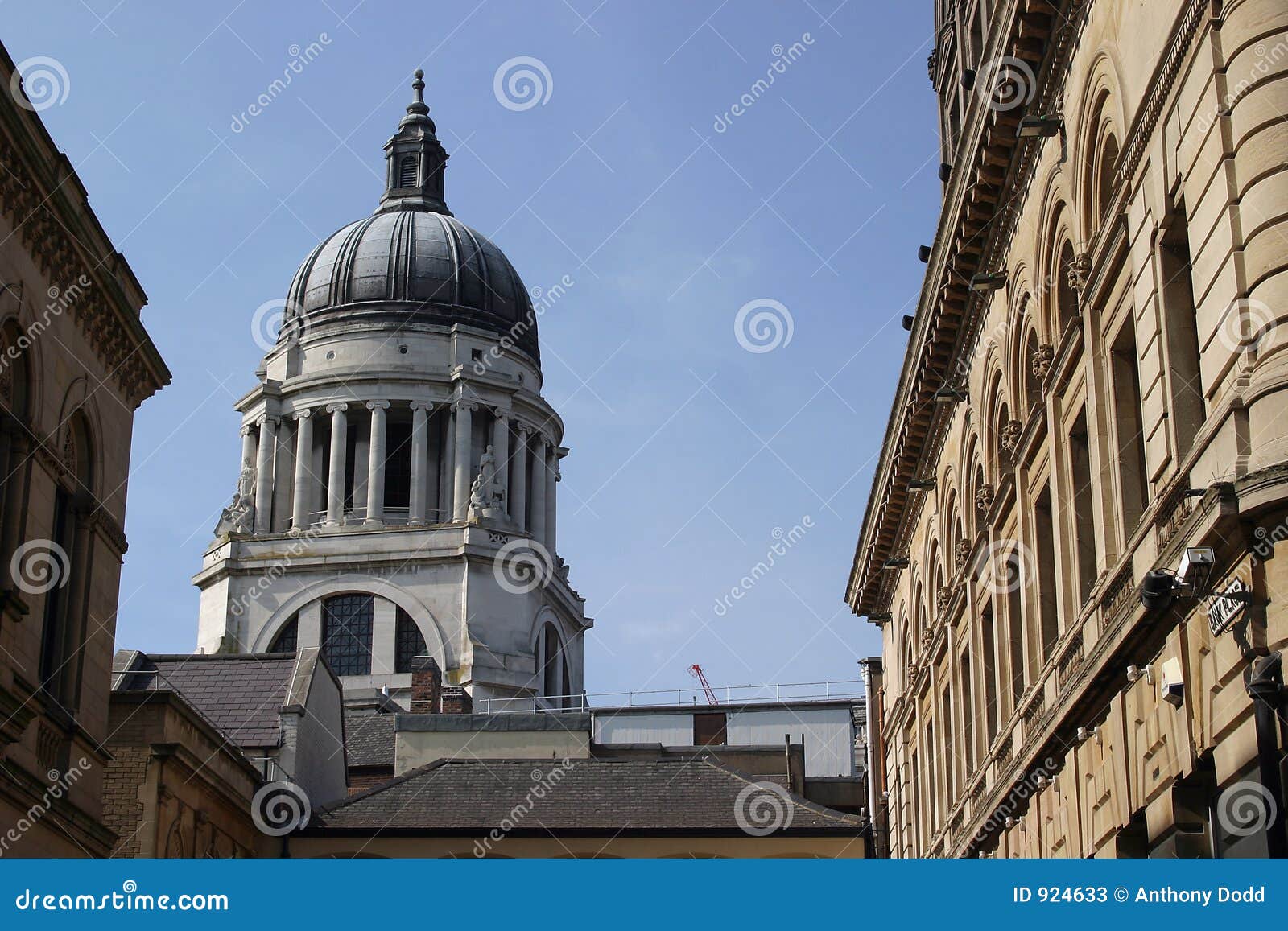 Nottingham Town Hall stock image. Image of stone, council - 924633
