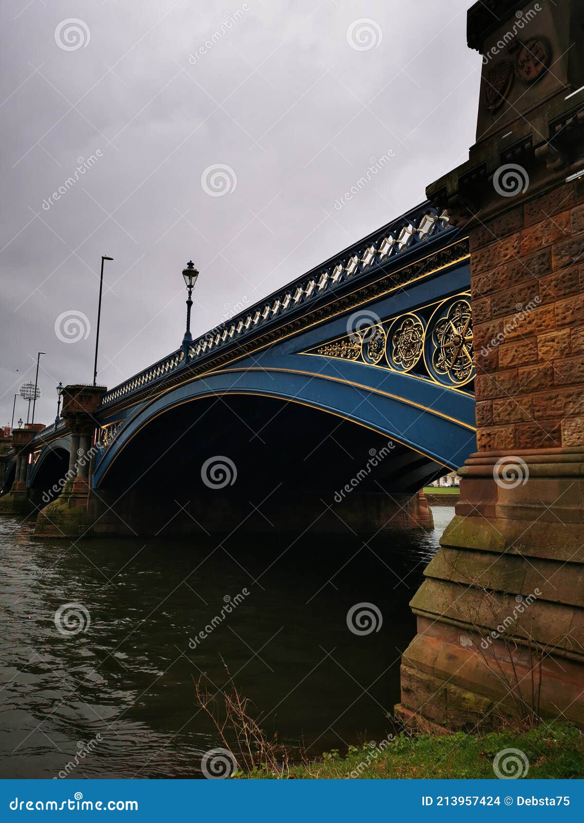 Trent Bridge, Nottingham From The Steps Of The Trent Embankment Stock ...