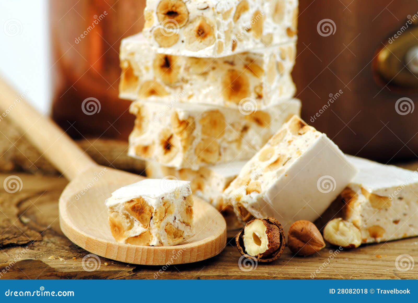 Nougat italien type photo stock. Image du tonnelier, doux - 28082018