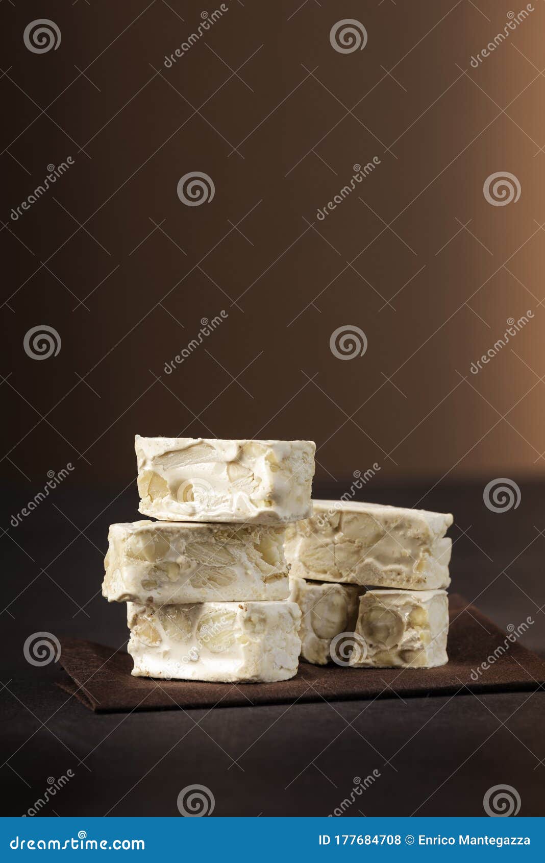 Nougat stock photo. Image of delicious, heap, pieces - 177684708