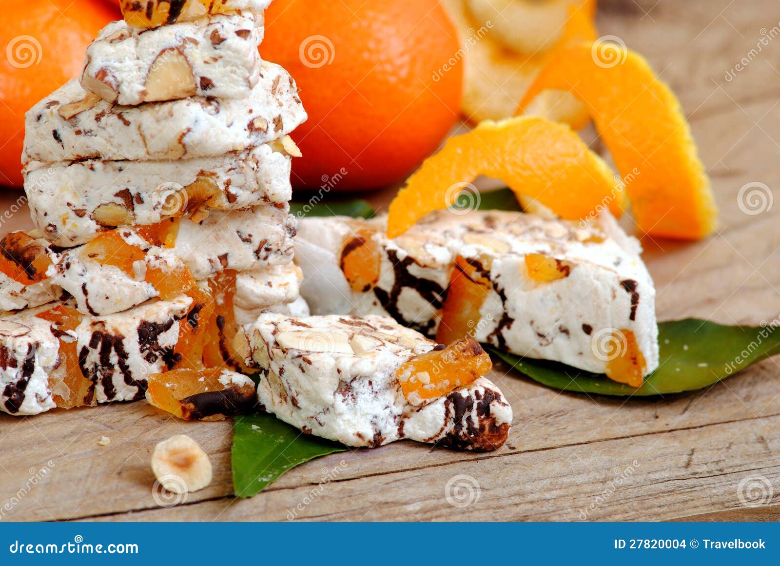Nougat or turron sweets stock photo. Image of cuisine - 27820004