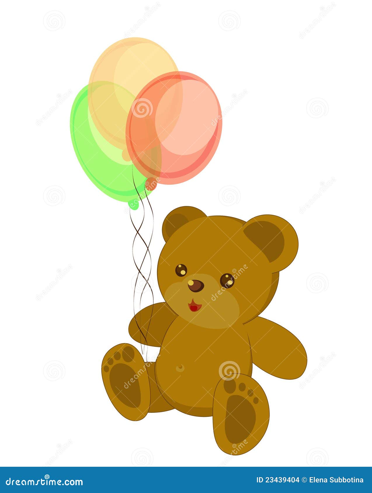 Nounours-portez illustration de vecteur. Illustration du sourire - 23439404