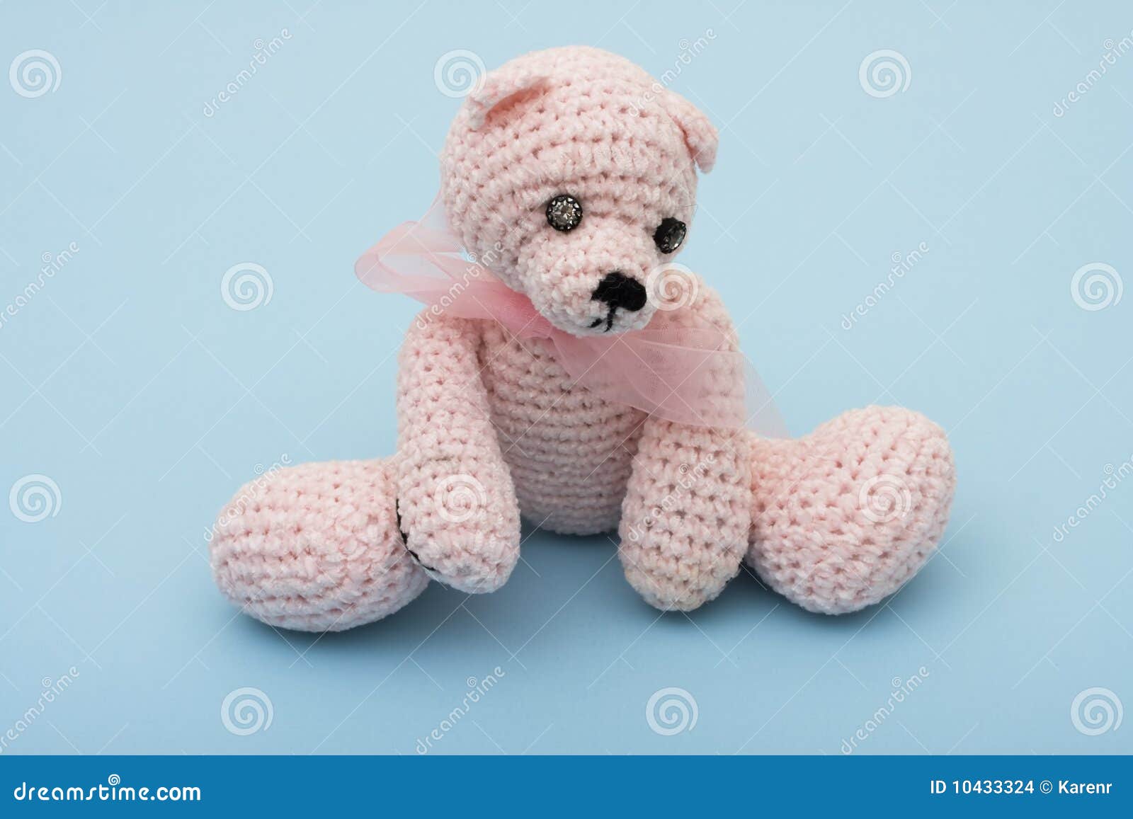 Nounours rose d'ours photo stock. Image du bande, copie - 10433324
