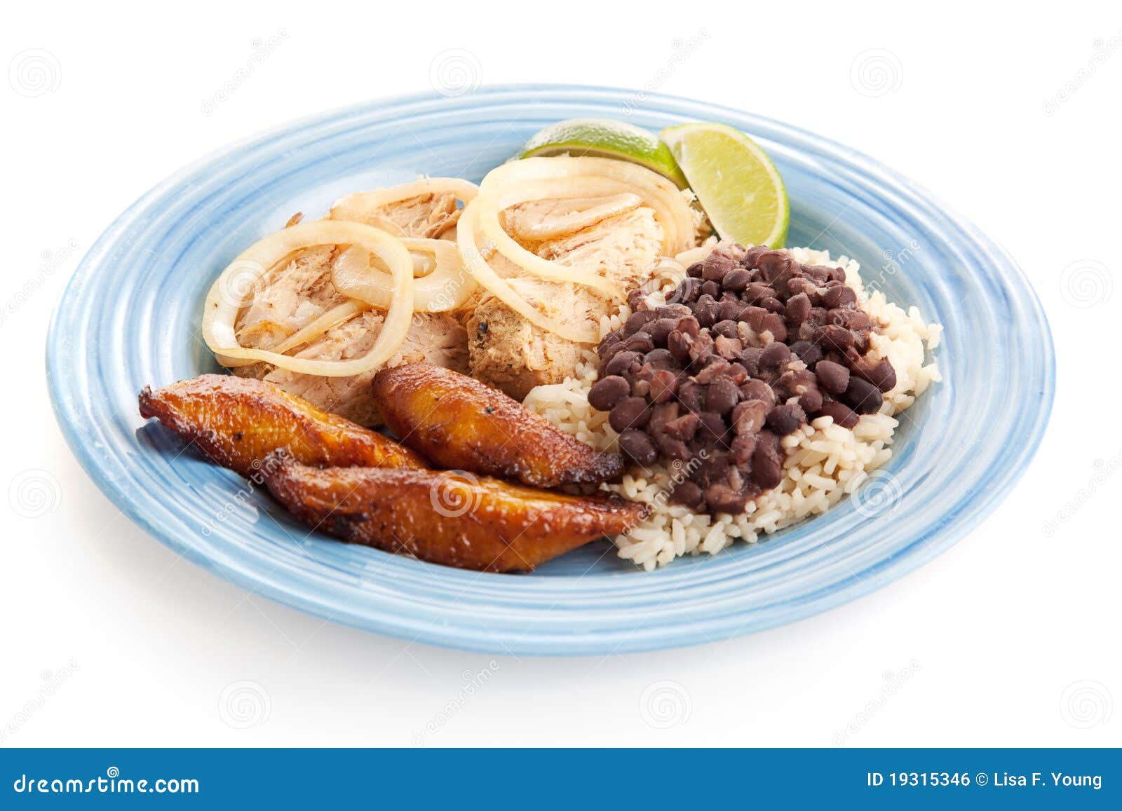 Nourriture cubaine photo stock. Image du haricots, isolement - 19315346