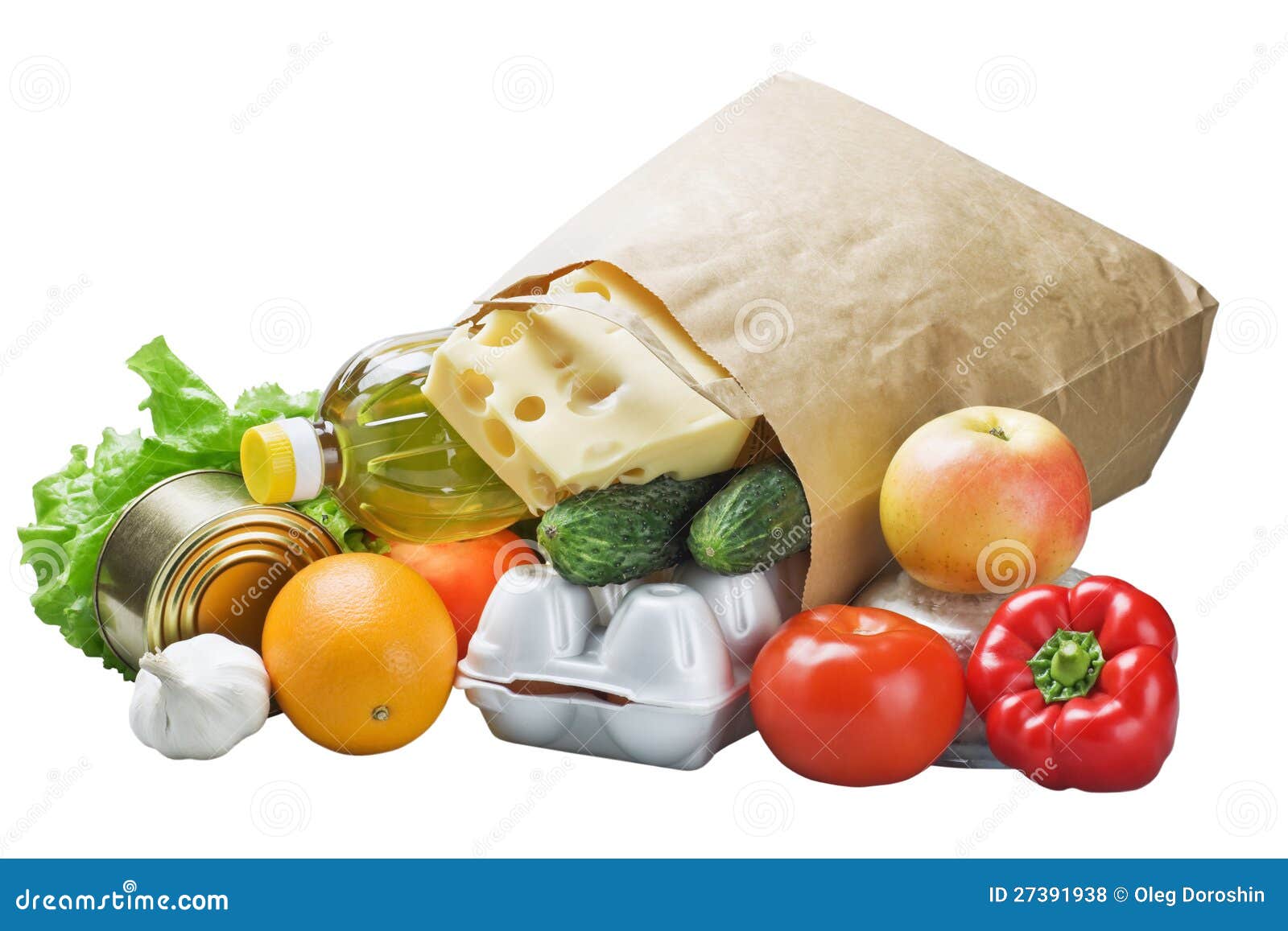 Nourriture Dans Un Sac De Papier Photo stock - Image du conteneur, oeuf ...