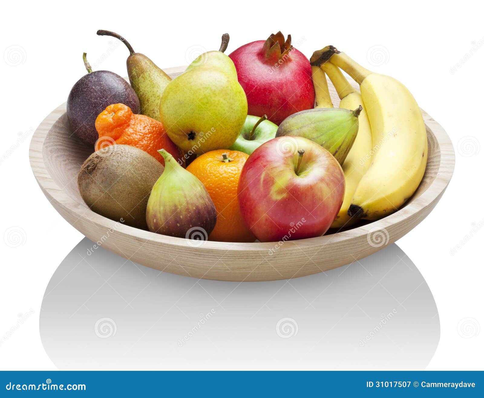 Nourriture En Bois De Bol De Fruit Image stock - Image du unrefined ...