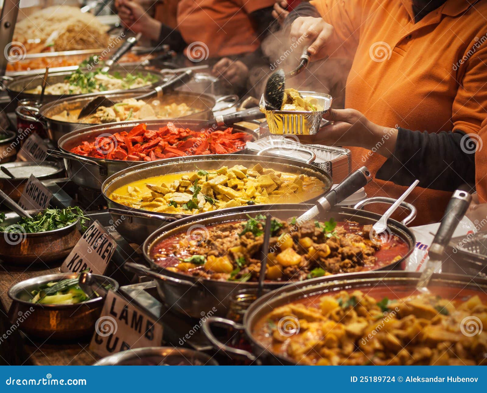 Nourriture indienne photo stock. Image du oriental, assiette - 25189724