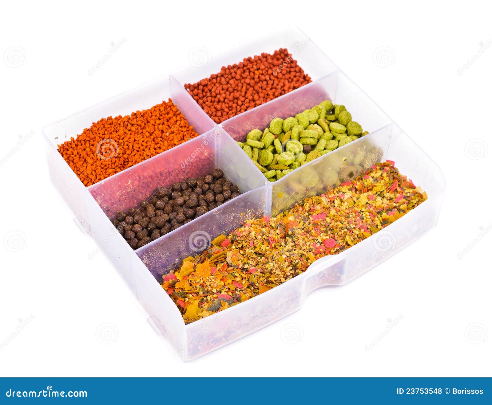 Nourriture Pour Des Poissons D'aquarium Photo stock - Image du ...