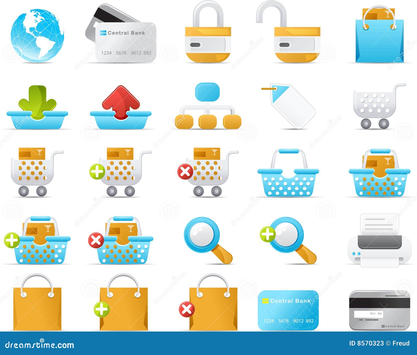 Nouve Icon Set: Internet and E-Commerce Stock Illustration ... Nouve Icon Set: Internet and E-Commerce Stock Illustration ...