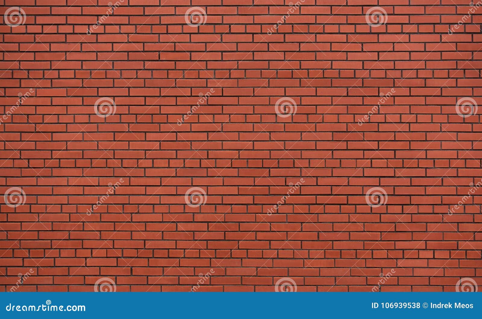 Nouveau Et Propre Mur De Briques Rouge Photo stock - Image du ...