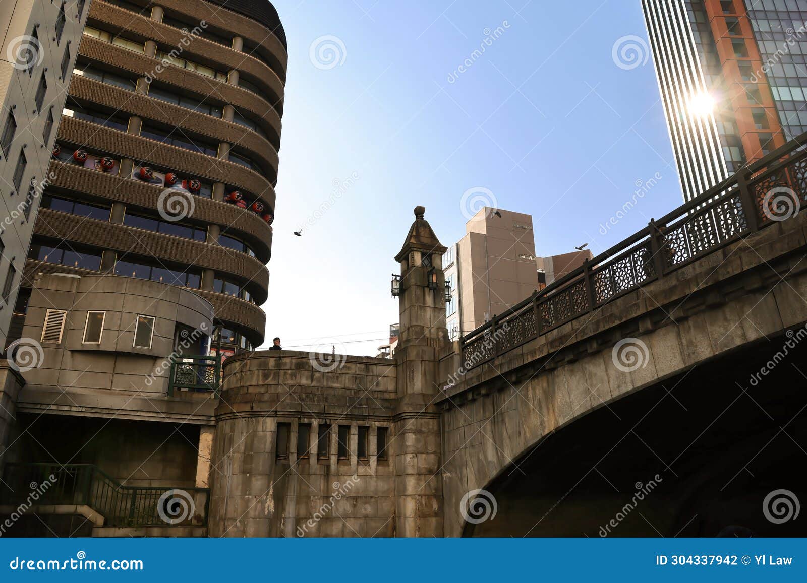 Nov 27 2023 Kandagawa River with Mansei Bridge at Japan Editorial ...