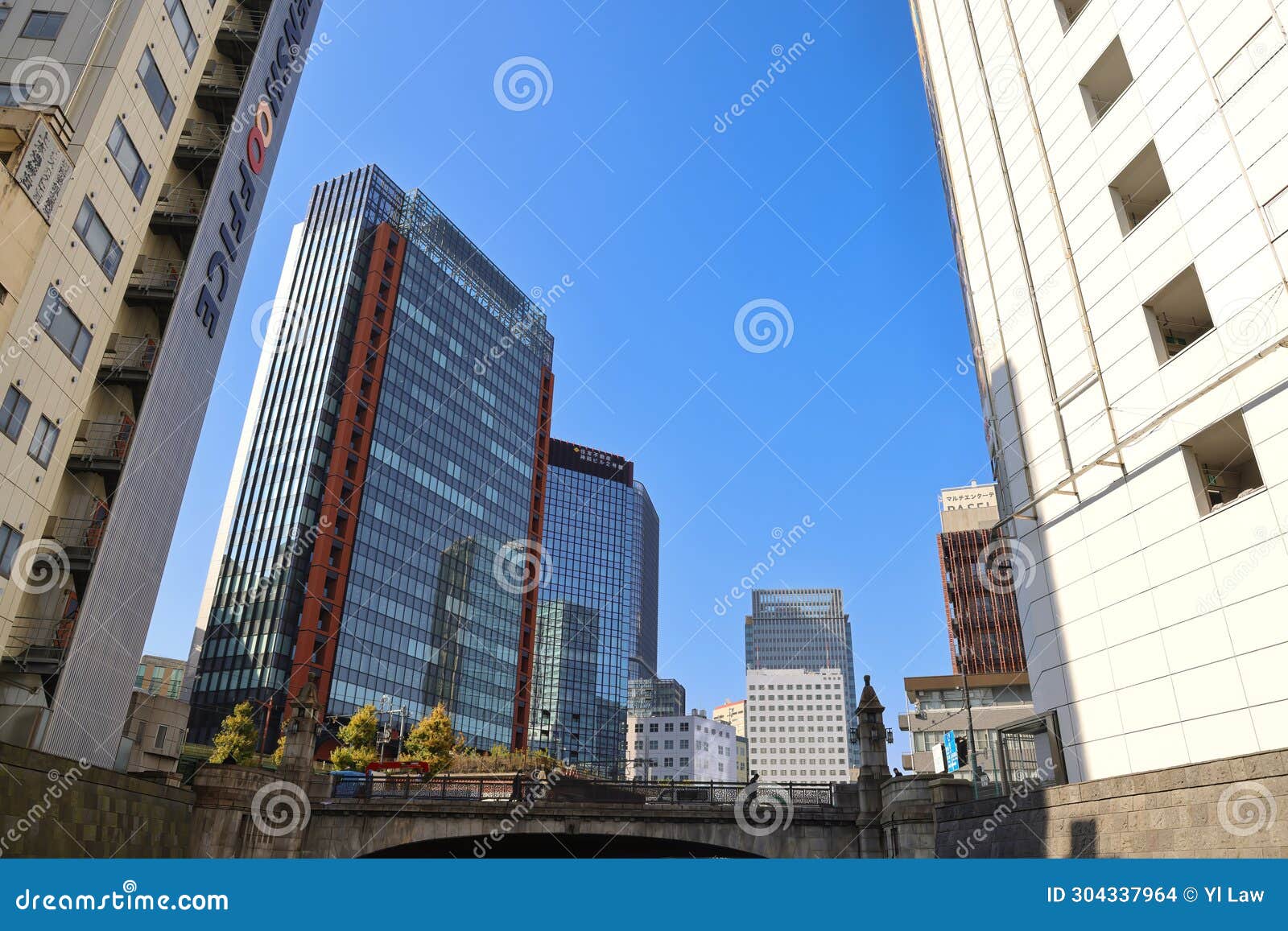 Mansei Bridge At Night In Akihabara Area Editorial Image ...