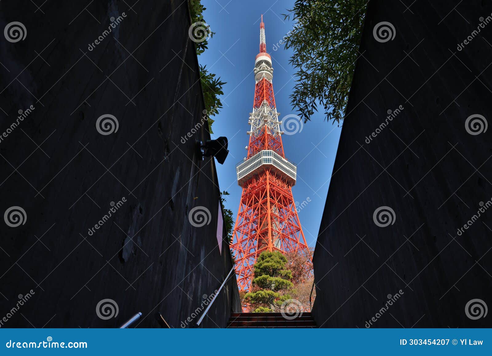 Nov 28 2023 Landmark of Tokyo Tower View Point from Step Editorial ...