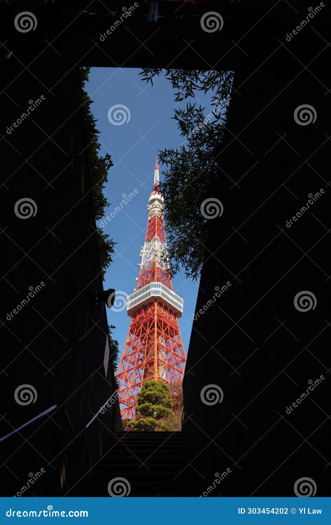 Nov 28 2023 a Tokyo Tower Structure View in Japan Editorial Photography ...