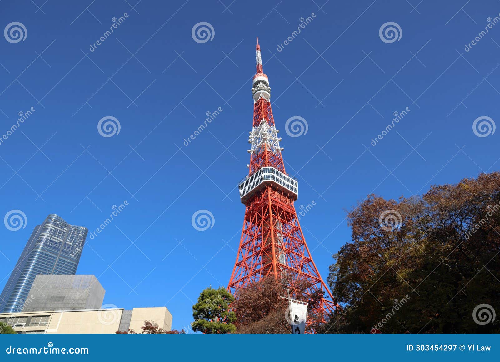 Nov 28 2023 a Tokyo Tower Structure View in Japan Editorial Photography ...