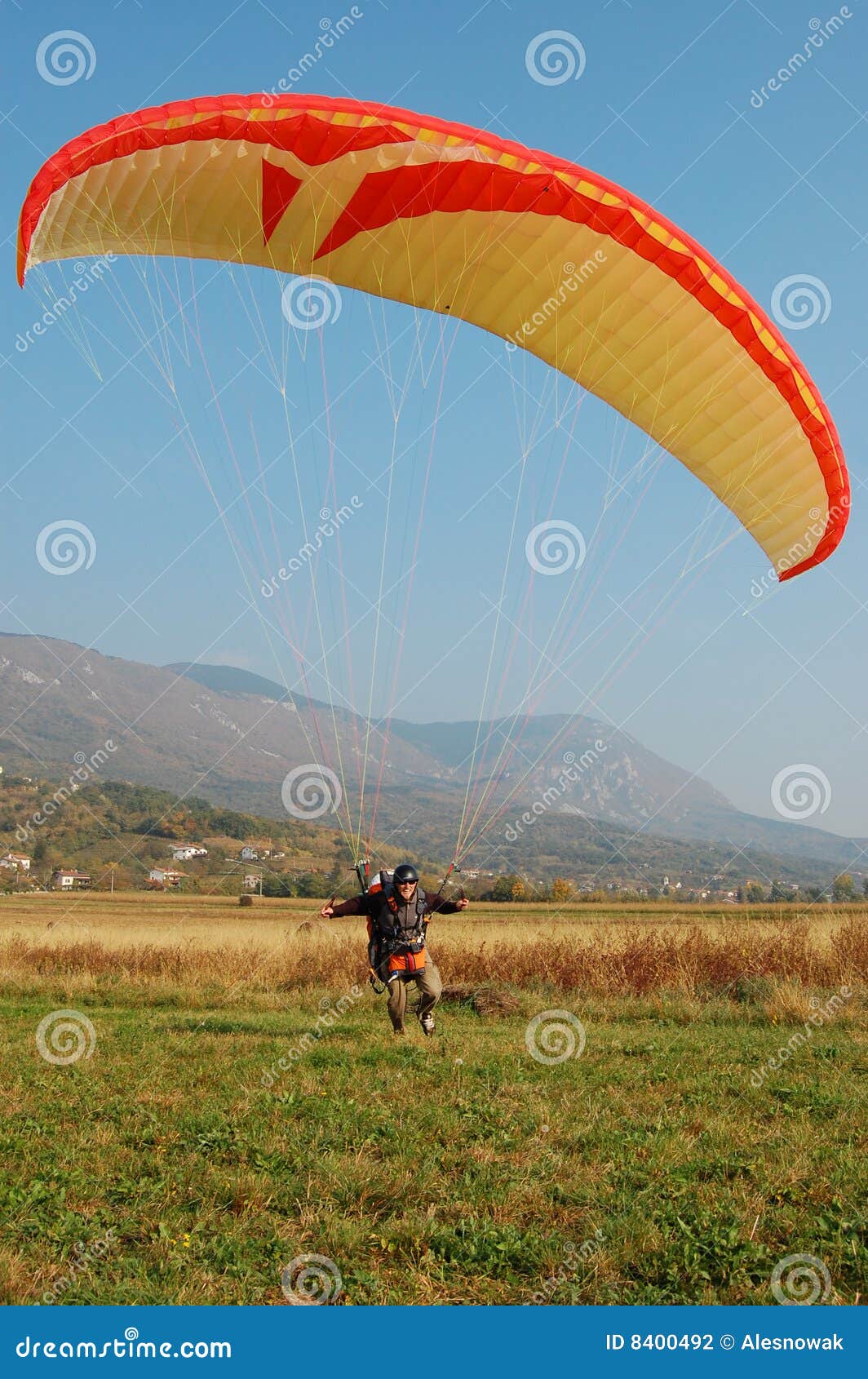 Nova gorica paragliding stock photo. Image of cells, extreme - 8400492