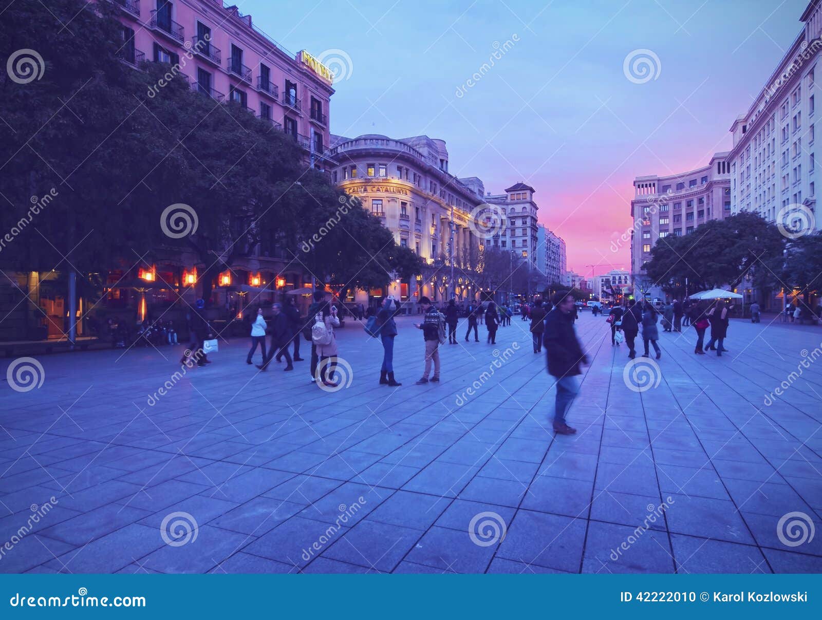 Nova Square in Barcelona editorial image. Image of construction - 42222010