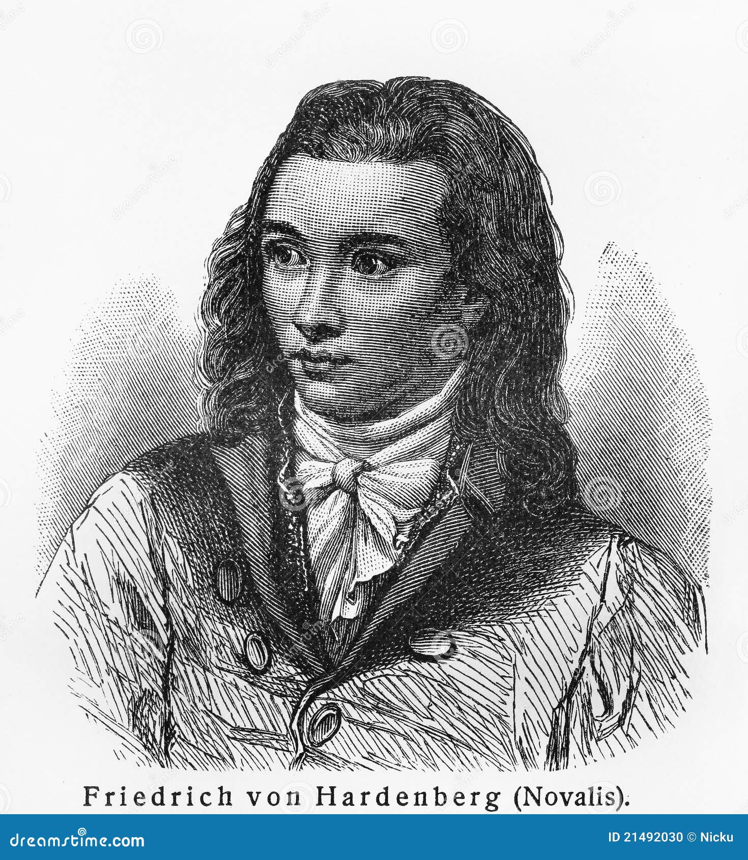 Novalis editorial image. Image of sketch, hardenberg - 21492030