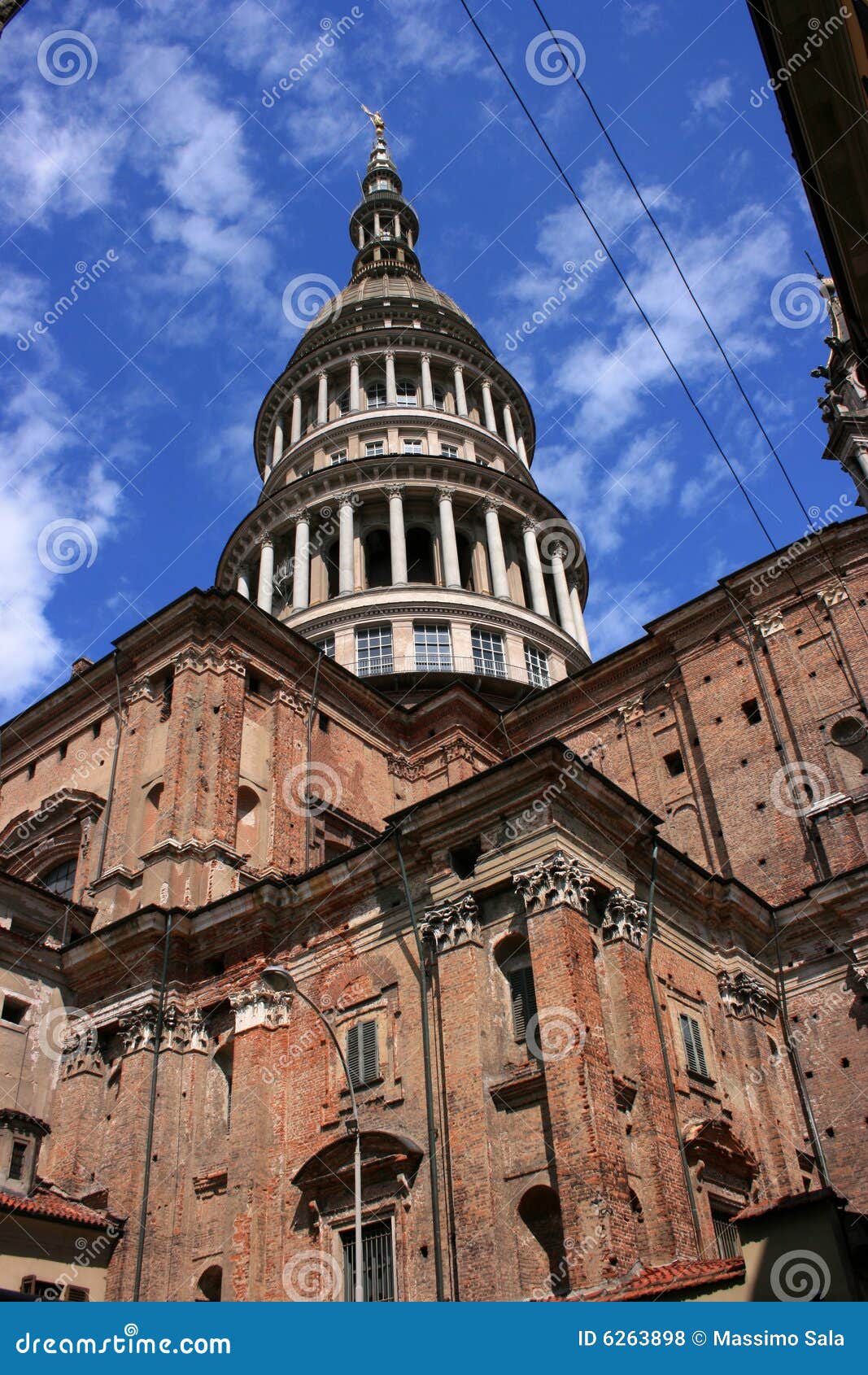 Novara stock photo. Image of novara, brick, italy, gaudenzio - 6263898