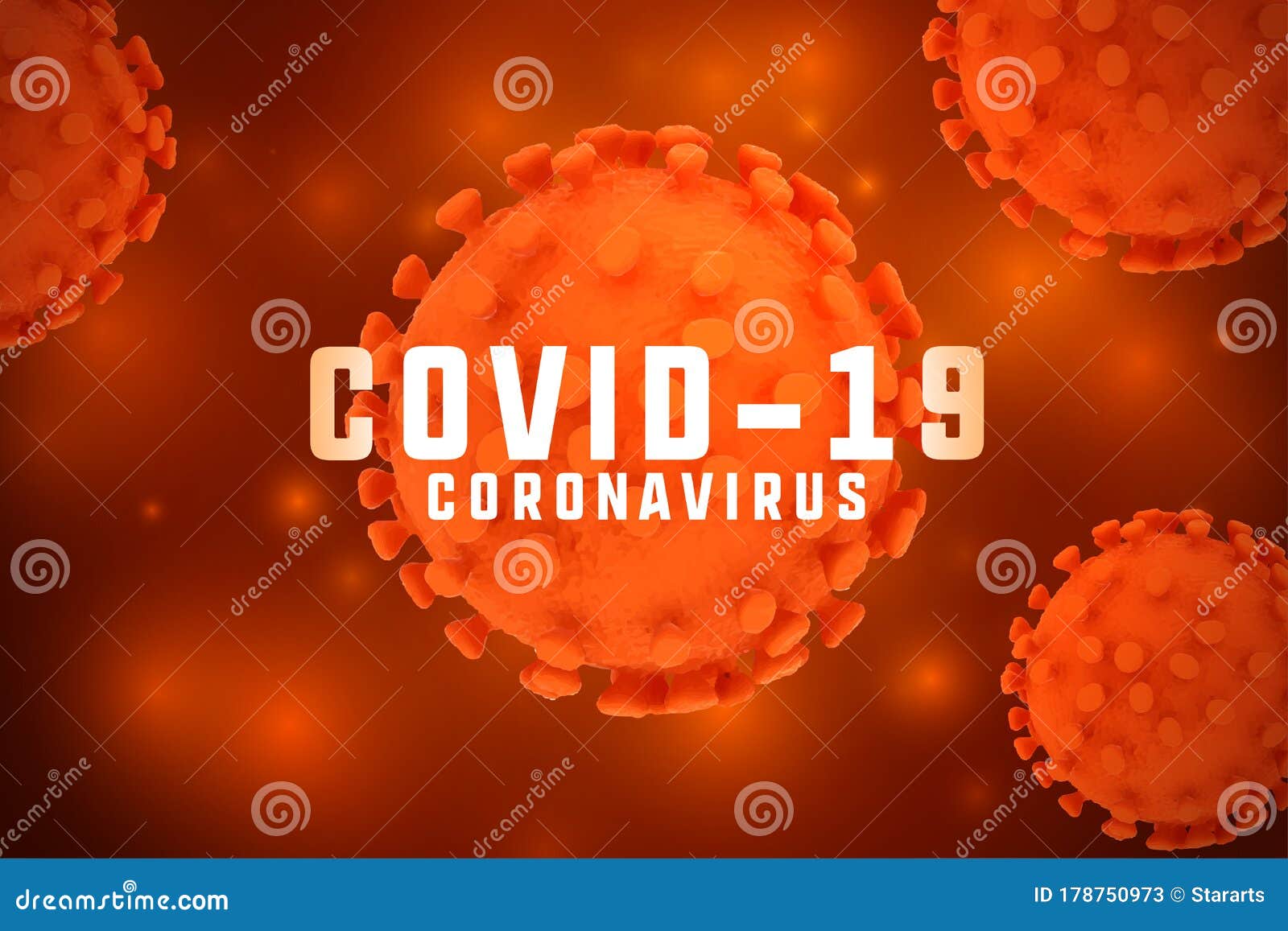 Novel Corona Virus Outbreak Background Poster Stock Vector ...