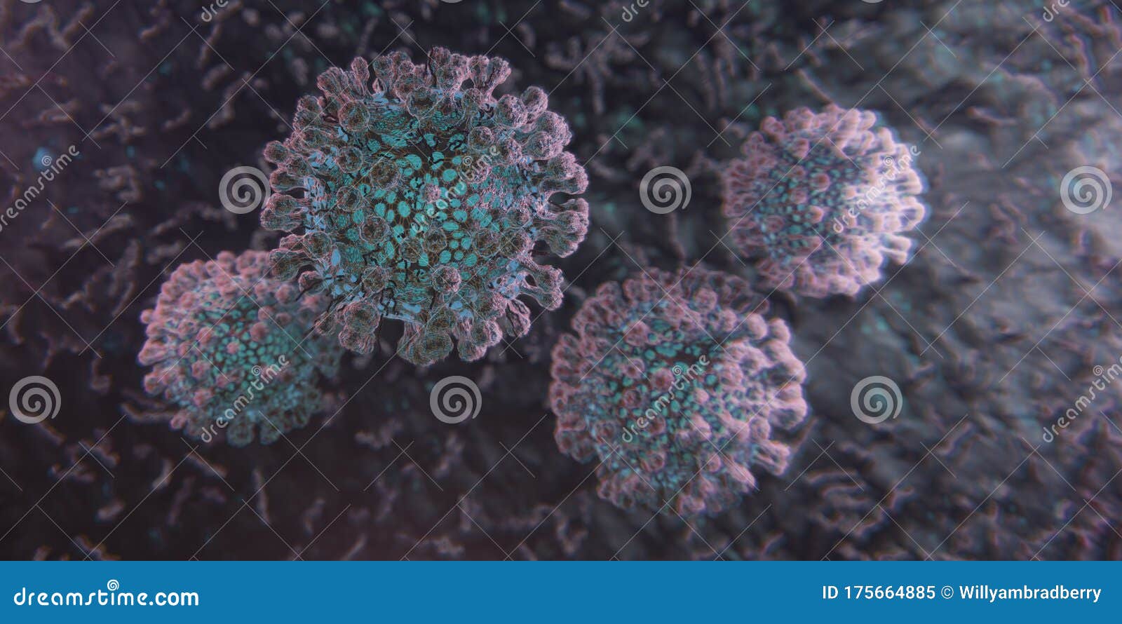 Corona Virus COVID19 Electron Microscope Scan Image Stock Illustration ...