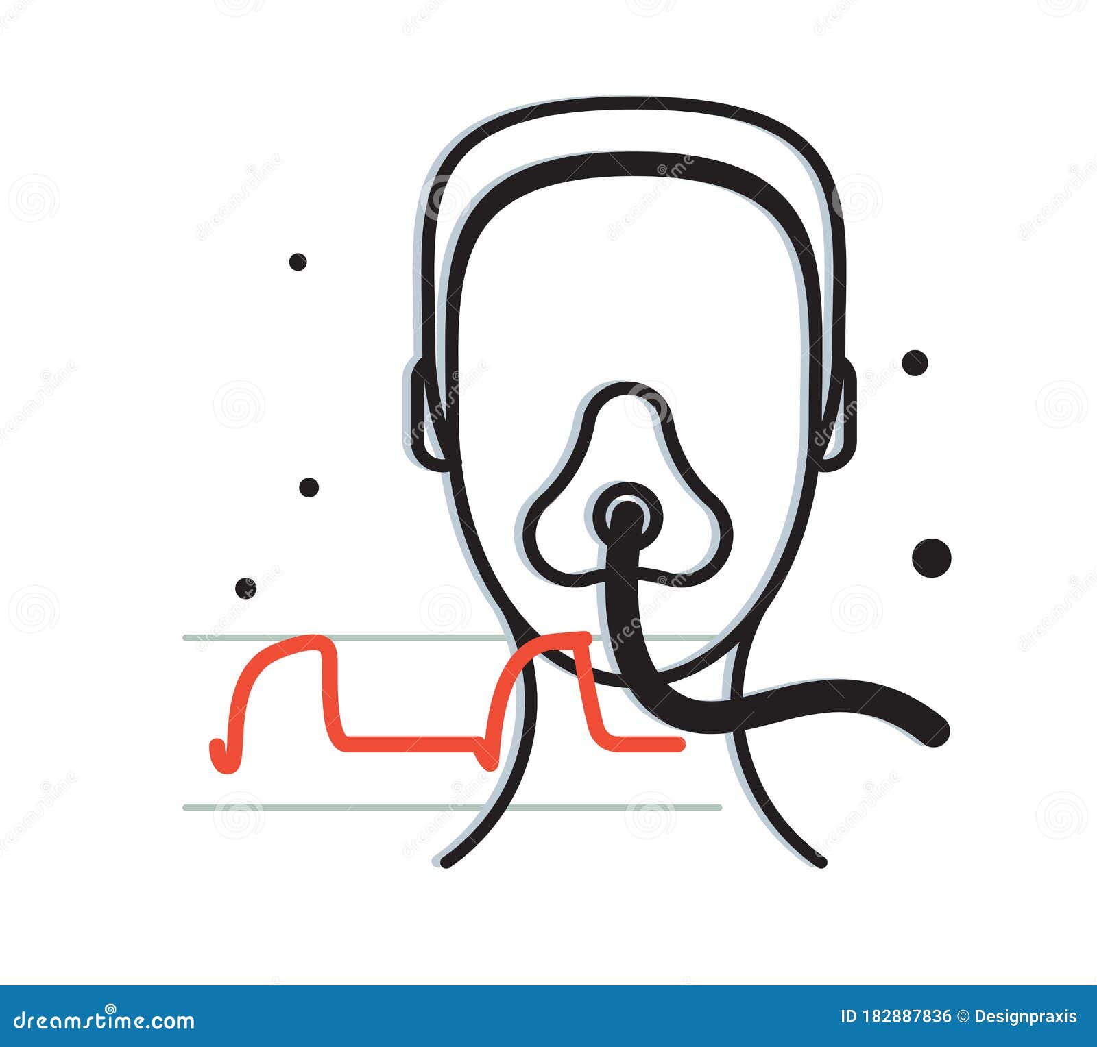 Novel Coronavirus - Non Invasive Ventillation Support - Icon Stock ...