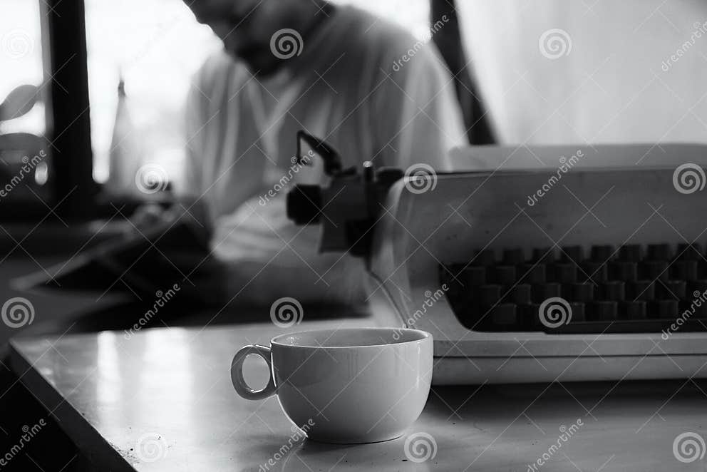 Novel Writer stock photo. Image of white, writer, typewriting - 76984544