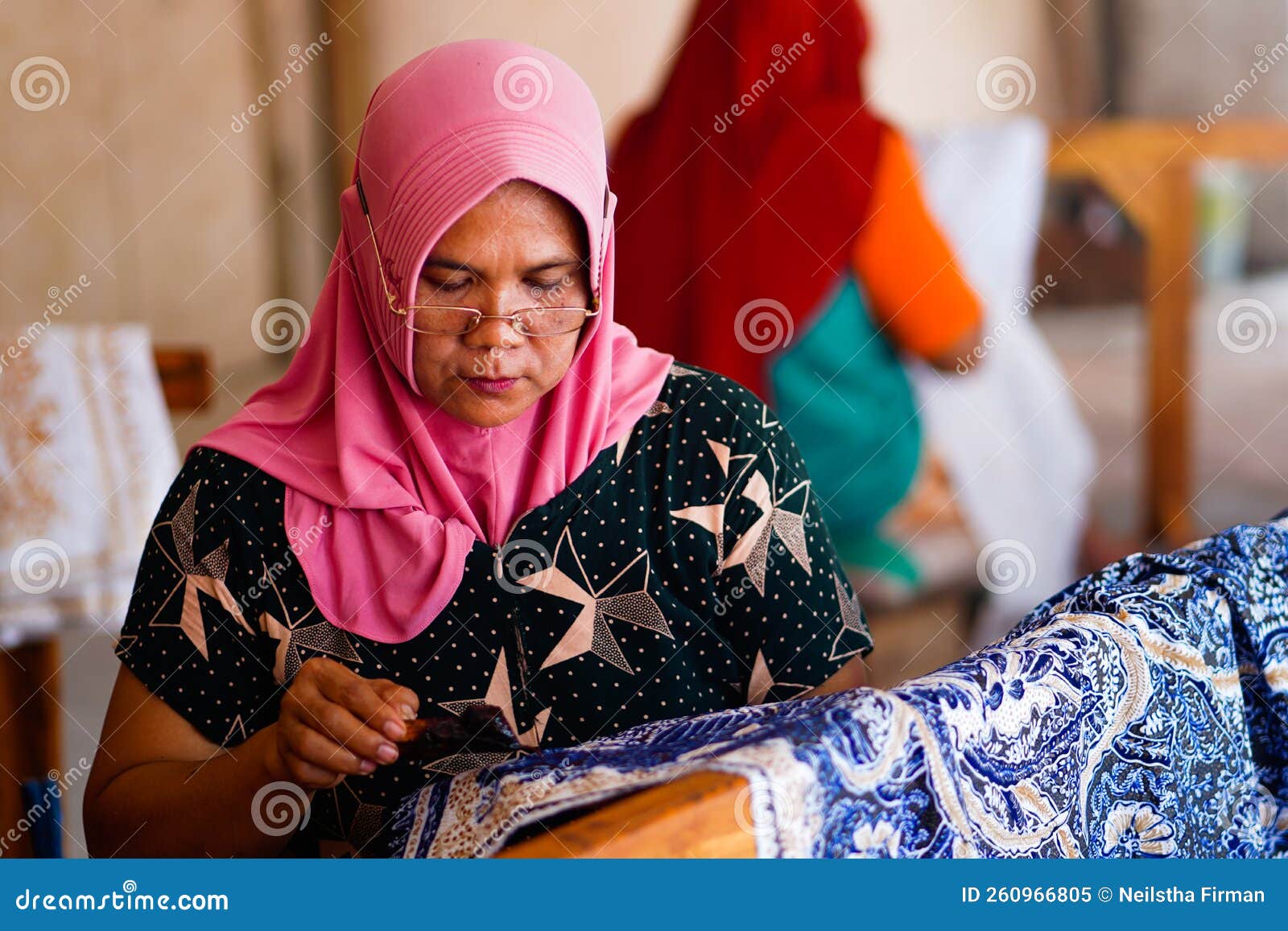 November 5, 2022 Batik Painting Process in Lasem, Central Java ...