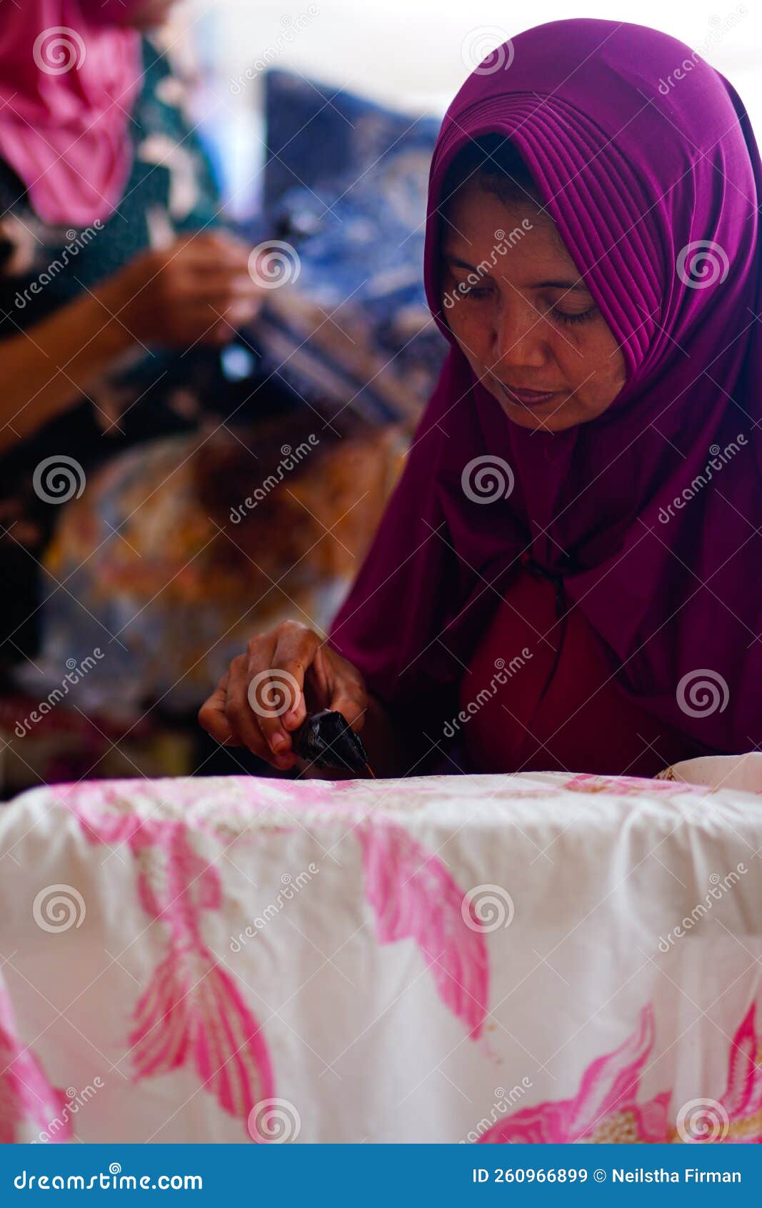 November 5, 2022 Batik Painting Process in Lasem, Central Java ...