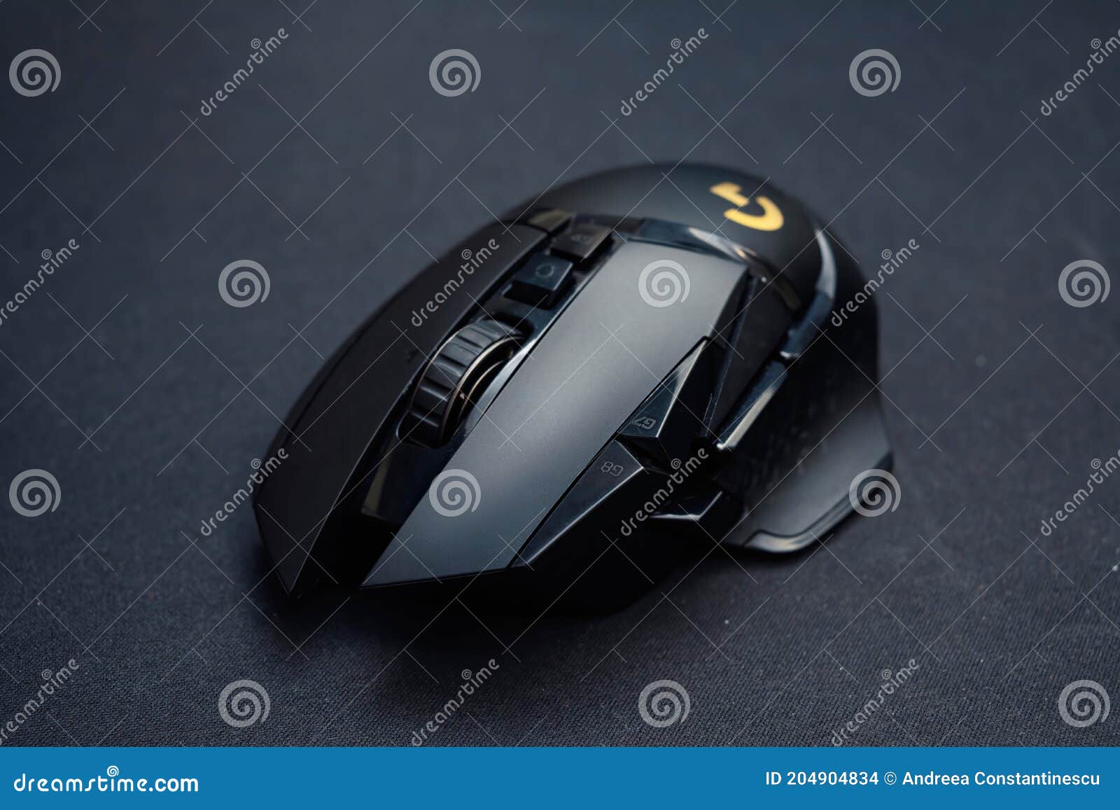 Logitech G502 Hero Gaming Mouse Inside An Electronic Store On A Stand ...