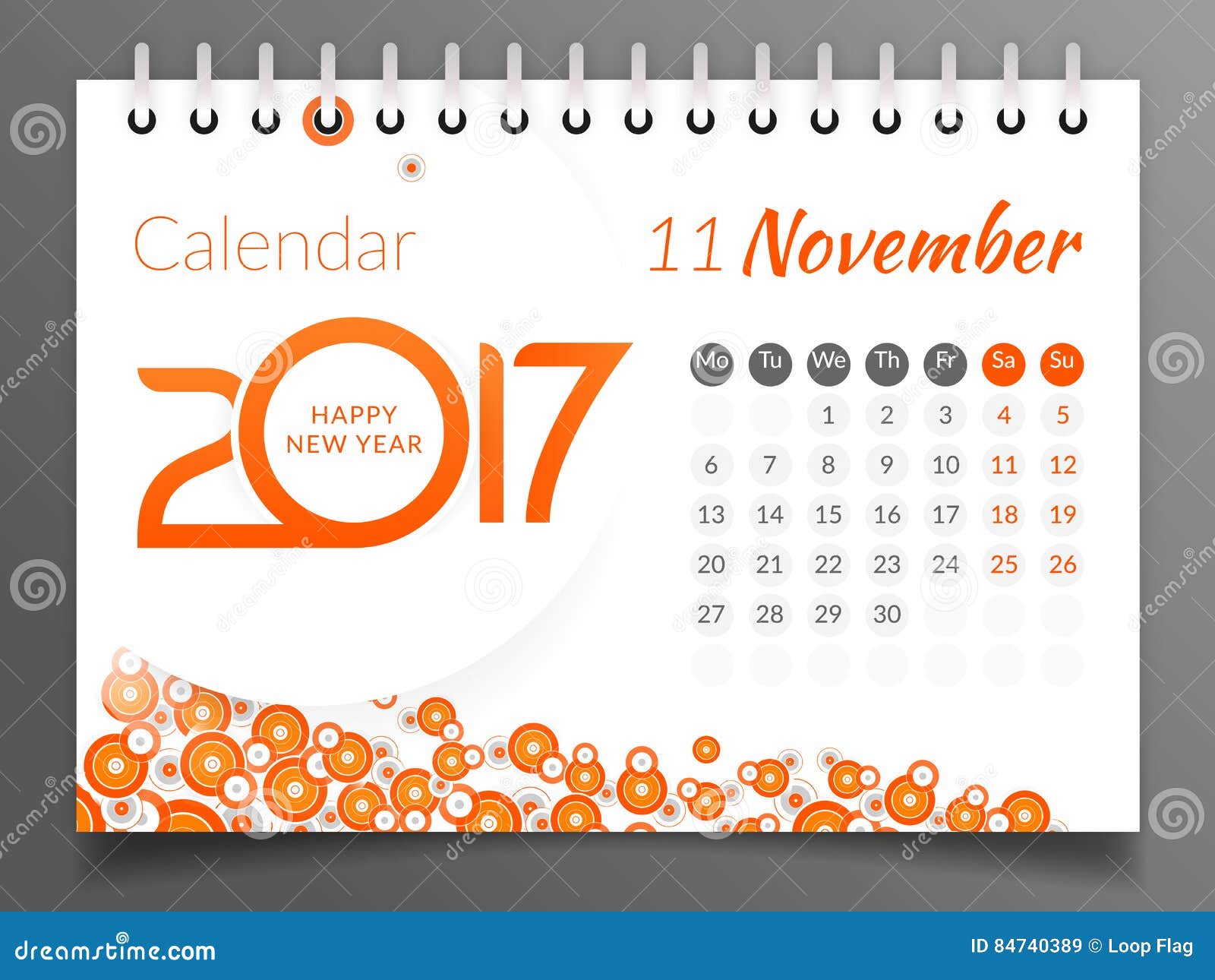 November 2017. Calendar 2017 Stock Vector - Illustration of banner ...