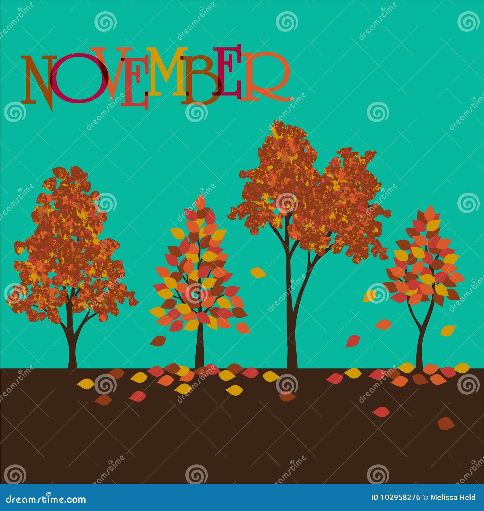 November Trees Stock Illustrations – 1,720 November Trees Stock ...