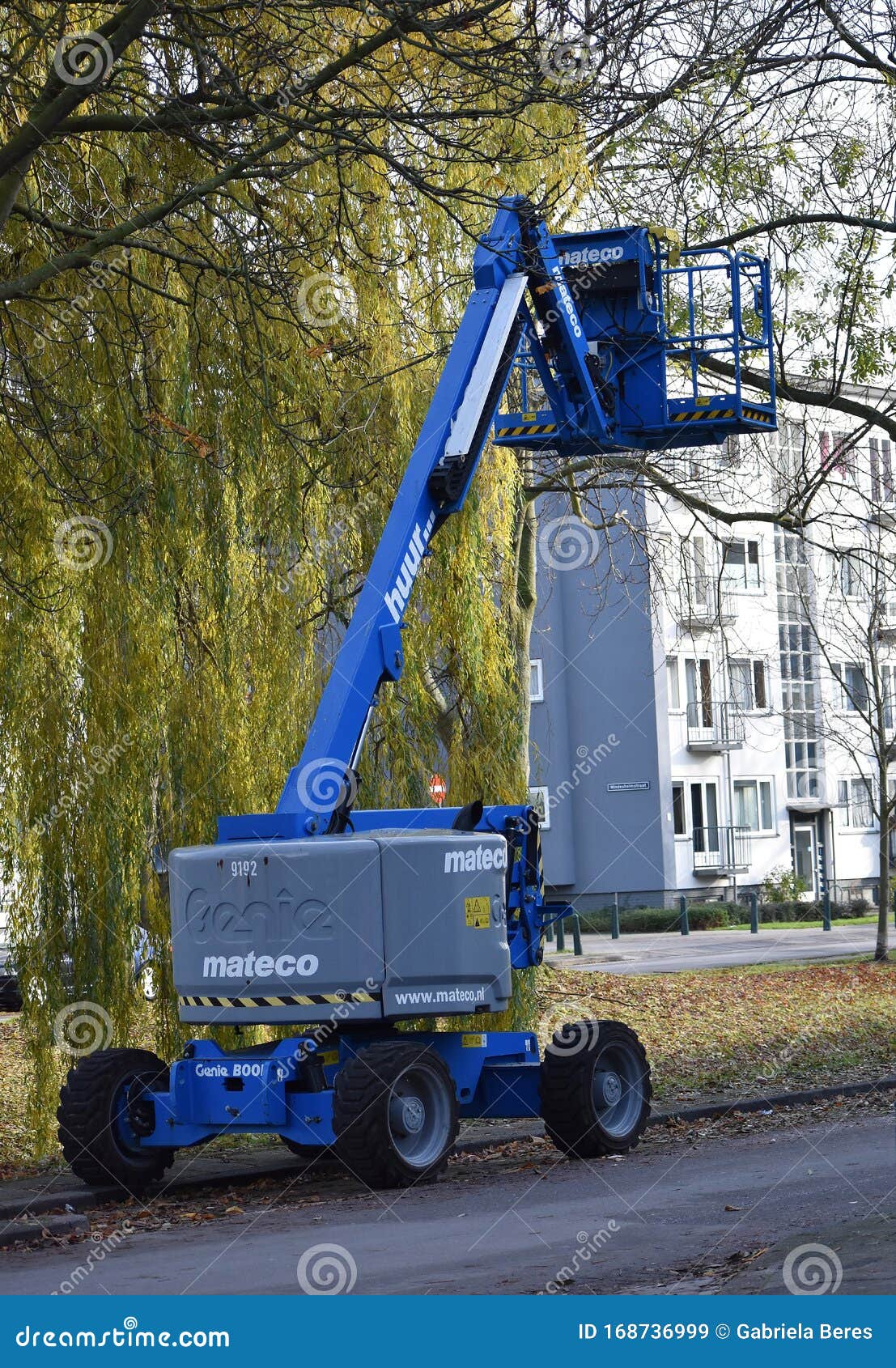 Two Mobile Elevating Work Platforms. Editorial Photo | CartoonDealer ...