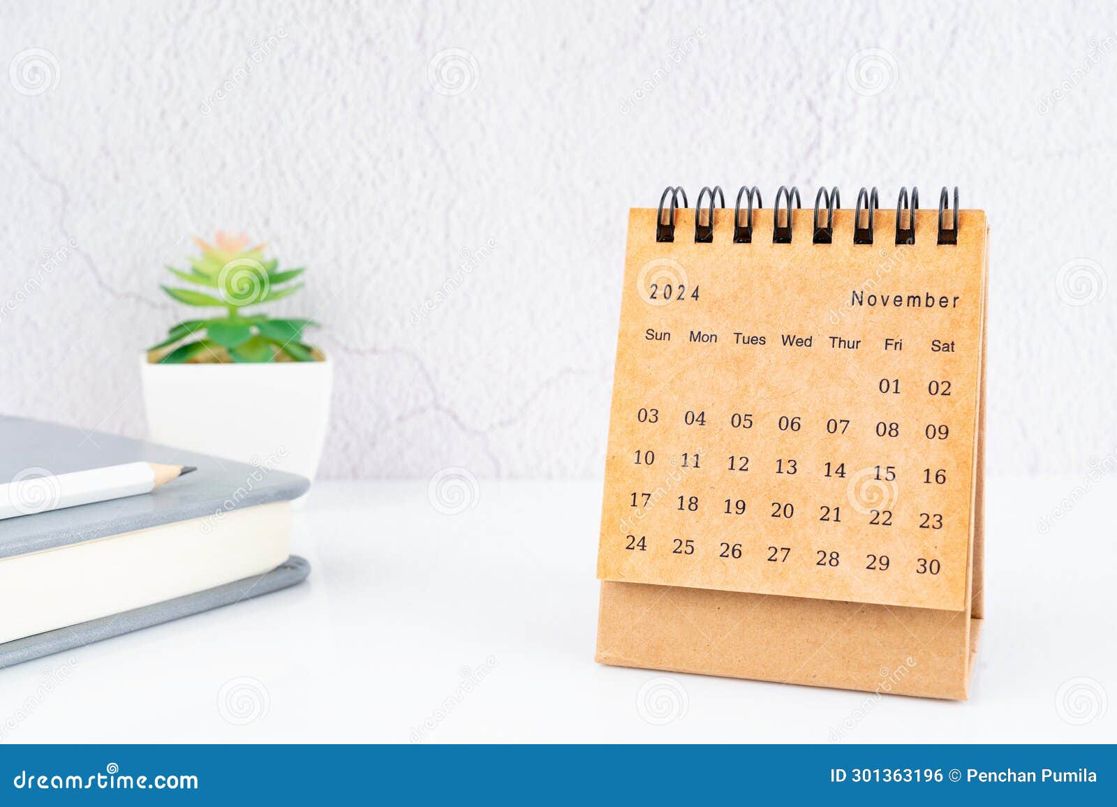 November 2024, Monthly Desk Calendar For 2024 Year On The Table Stock ...