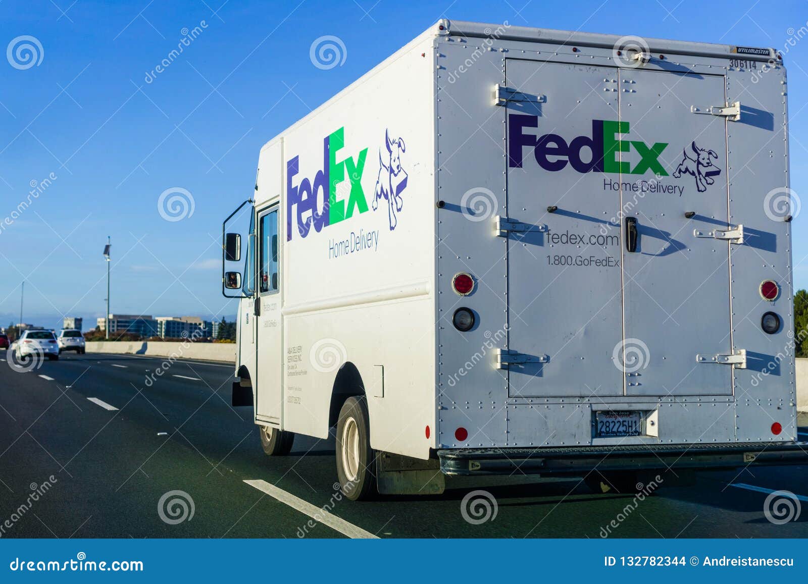 November 25, 2018 San Jose / CA / USA - FedEx Ground Truck Driving on ... November 25, 2018 San Jose / CA / USA - FedEx Ground Truck Driving on ...