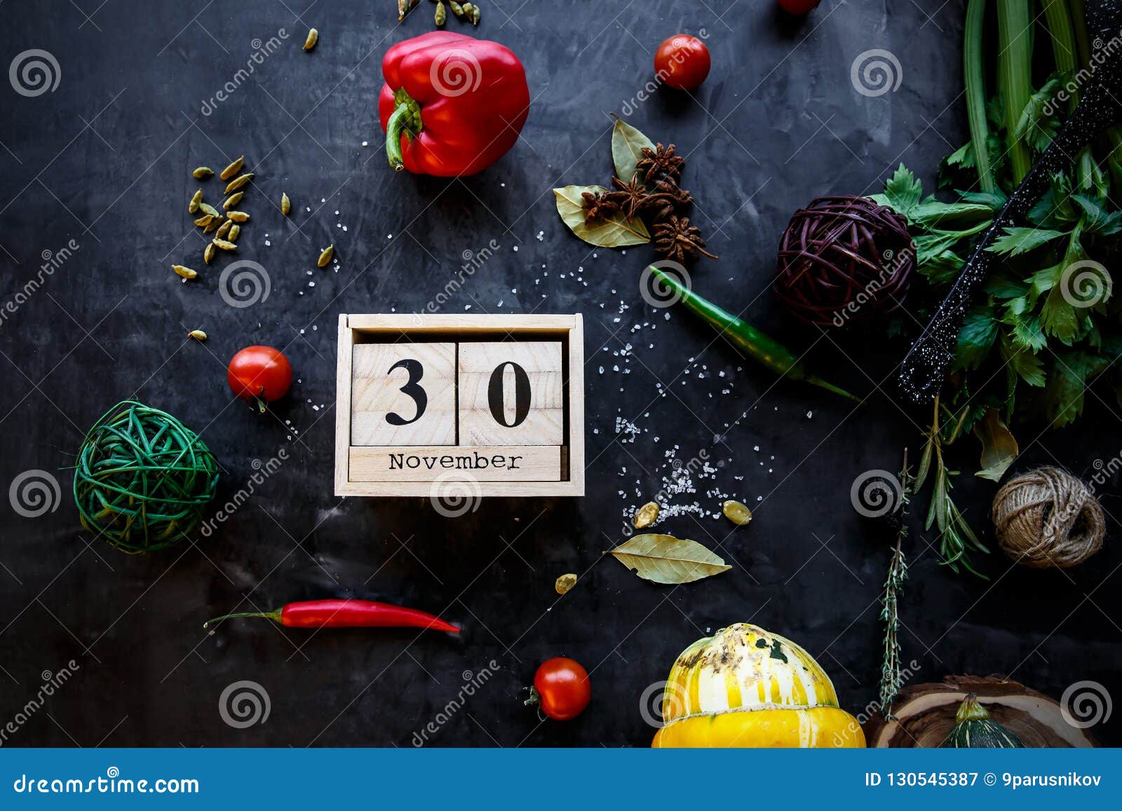 November 30th. Concept of Last Day of Autumn Stock Image - Image of ...