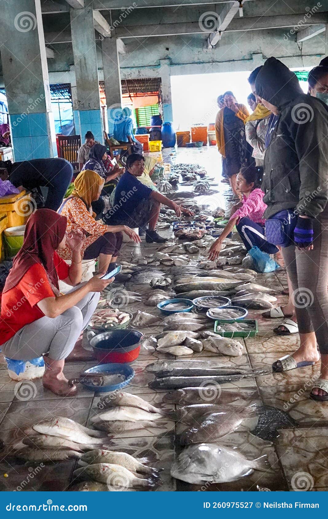 November 6, 2022. Traditional Fish Market in Jepara, Central Java ...