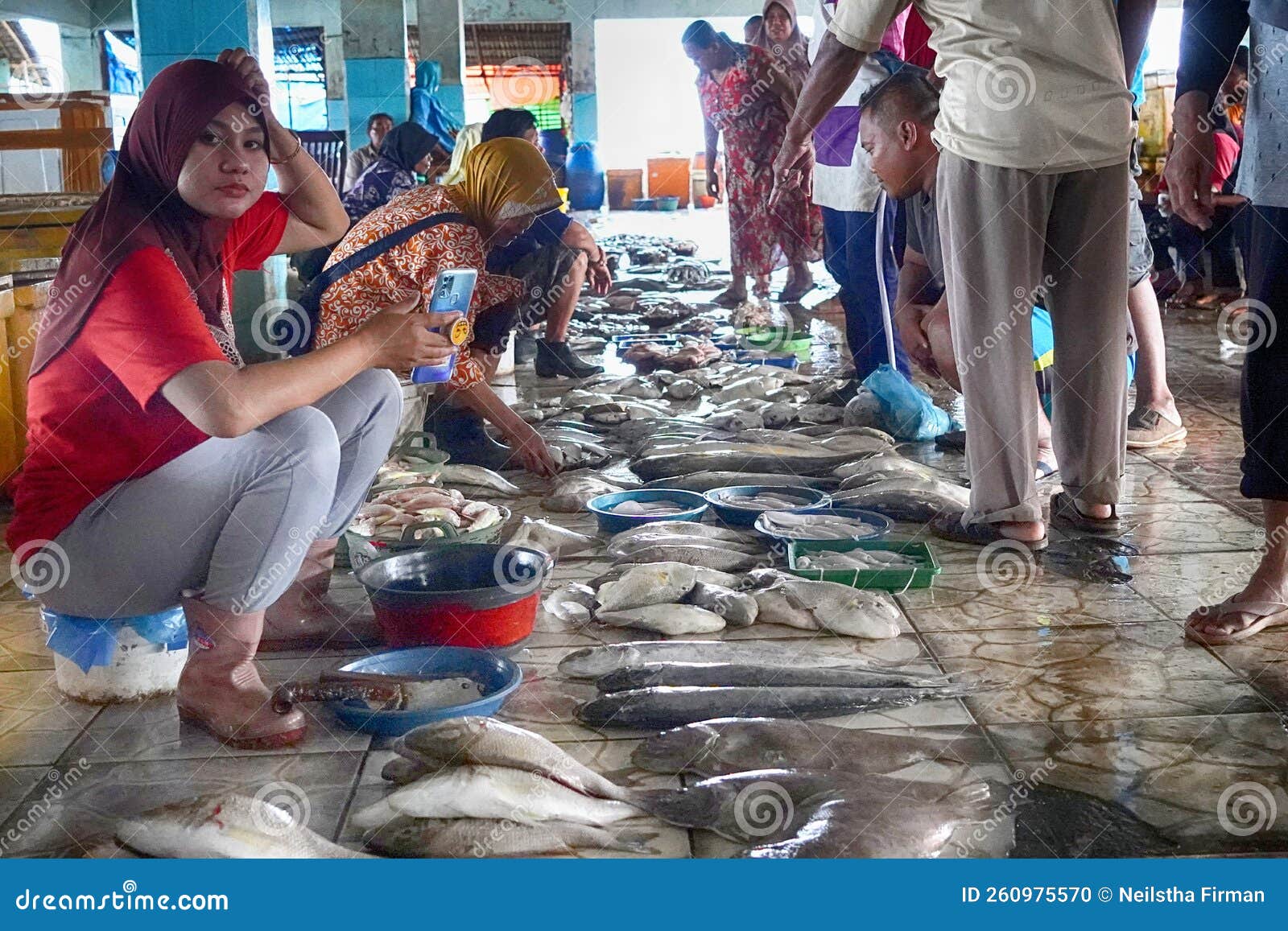 November 6, 2022. Traditional Fish Market in Jepara, Central Java ...